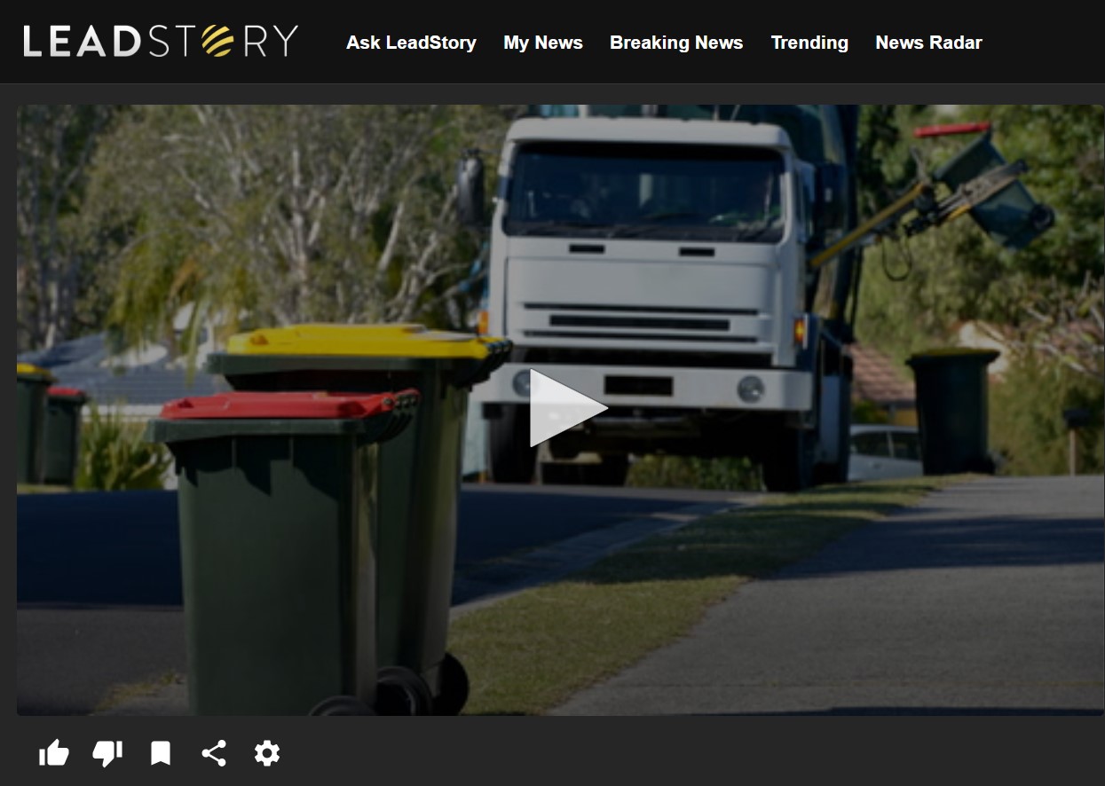 Garbage truck cameras busting bad bin behaviour (LeadStory Spotlight ...